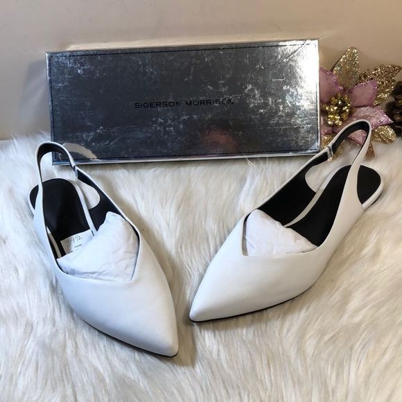Sigerson Morrison | Shoes | Sigersonmorrison Sunshine White Slingbacks ...